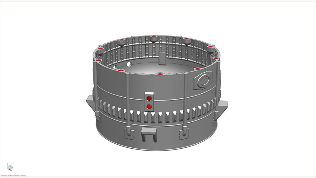 Booster Aft (Trimetric View) - Morethan3d