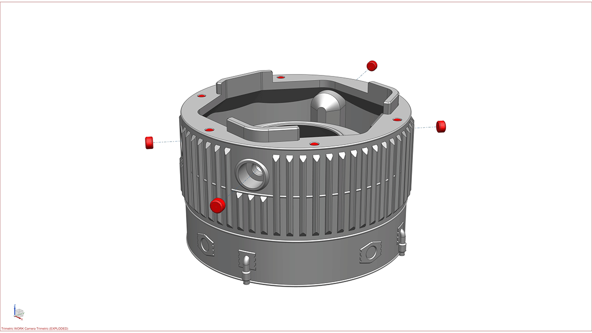 Booster Interstage (Trimetric View) - Morethan3d
