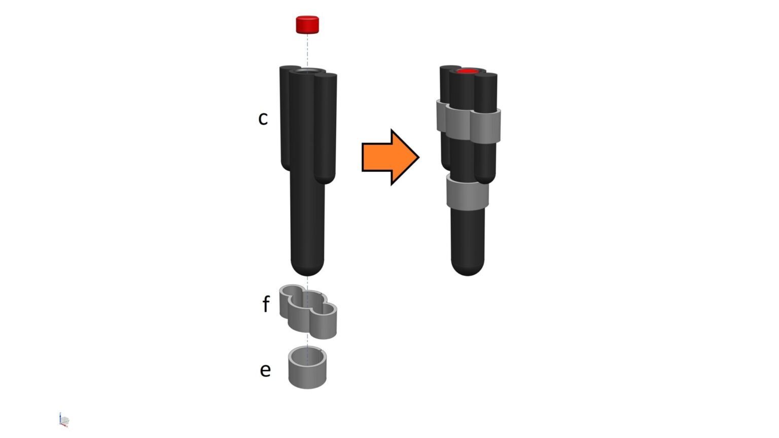 COPV Tank 1 Assembly - Morethan3d