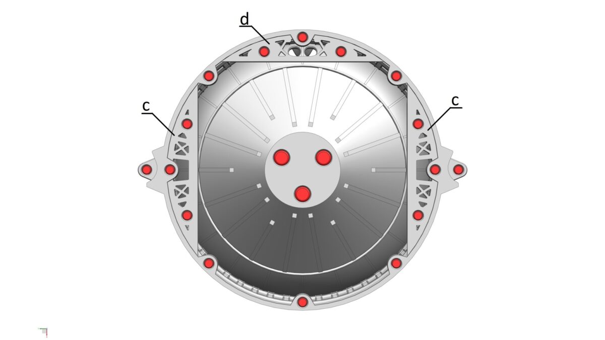 COPV Tank Brackets Assembly - Morethan3d