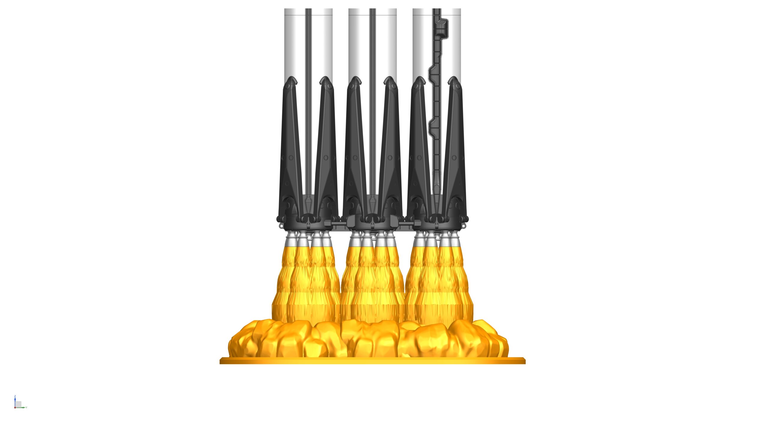 How To Print & Assemble The FALCON HEAVY Lift-off STAND